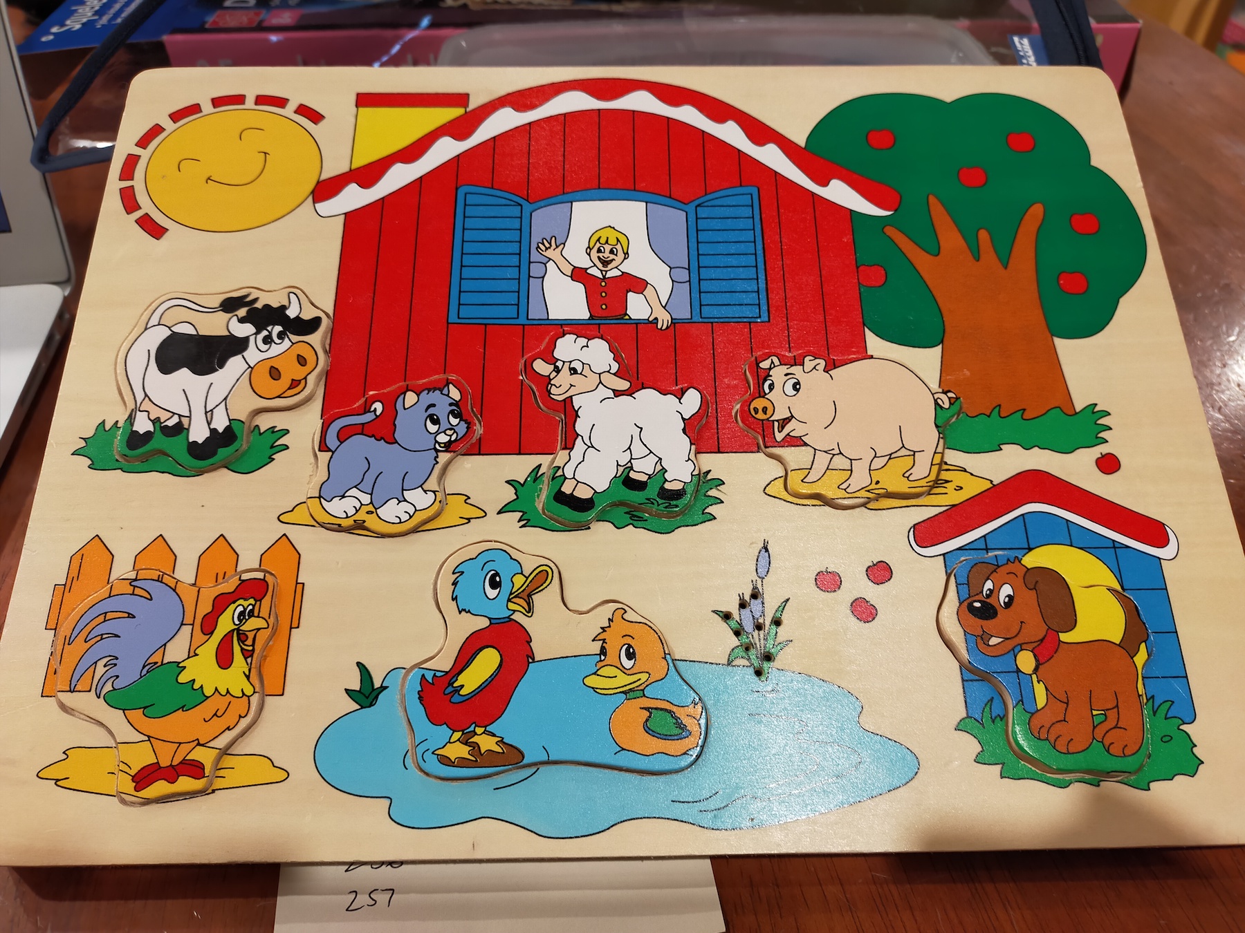 Farm Puzzle with Sounds 7 pieces