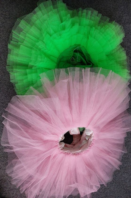 Pink and Green Tutus